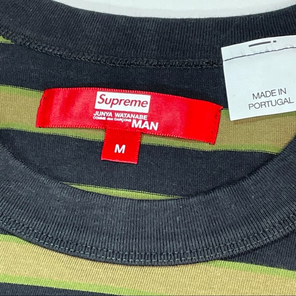 Junya Watanabe | Shirts | Supreme X Junya Watanabe Cdg Ringed Striped Bug Mens Medium Size ...